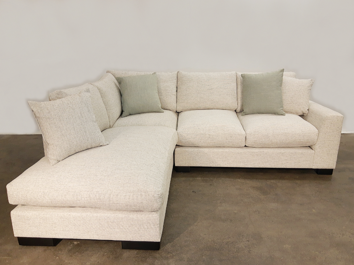 Max Sectional Sofa - LHF Chaise Return- Wesley Linen - Sofa So Good 2 Go