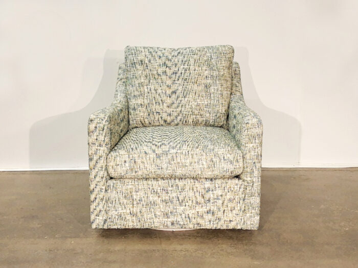 Garda Swivel Chair – Shaking Cerulean - Sofa So Good 2 Go